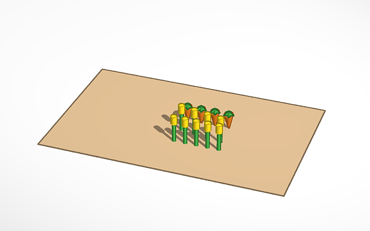 3D design crops - Tinkercad