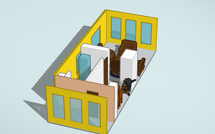 3D design Copy of Interior Design Challenge - Tinkercad