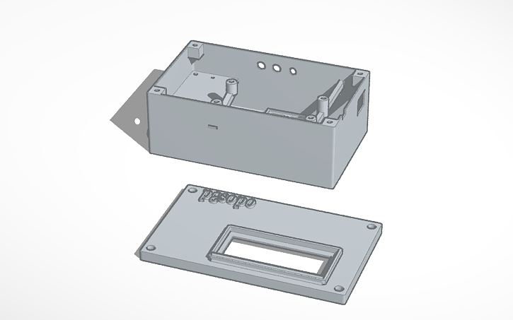 3D design case arduino - Tinkercad
