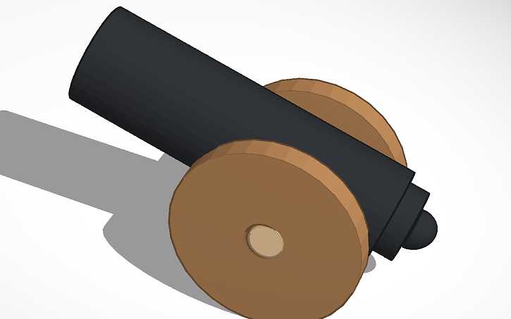 3D design Cannon - Tinkercad