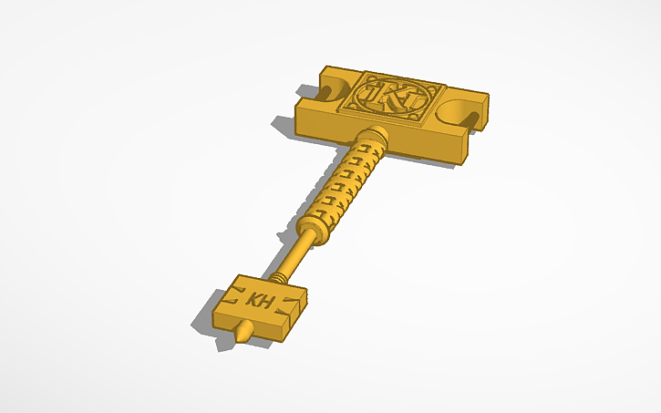 3D design Keyhouse Key Locke & Key - Tinkercad