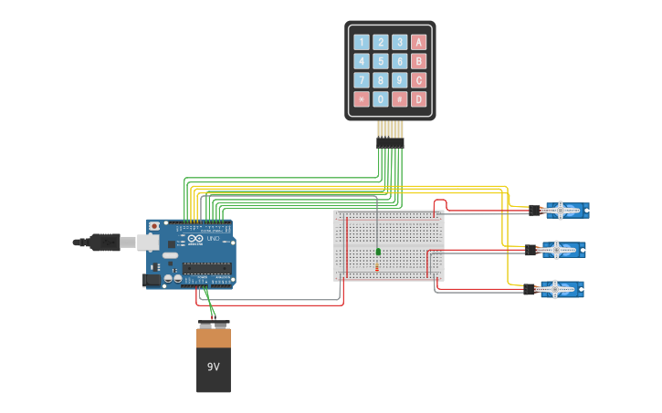 Circuit design Carlos Castro Final Project - Tinkercad