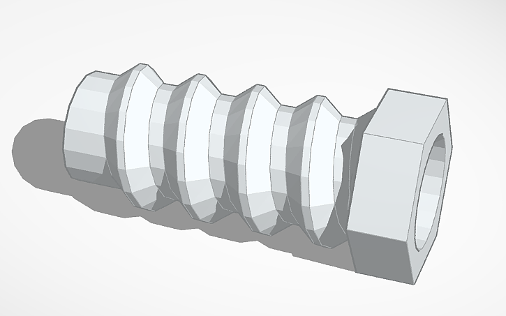 3D design Tornillo Alvaro López - Tinkercad