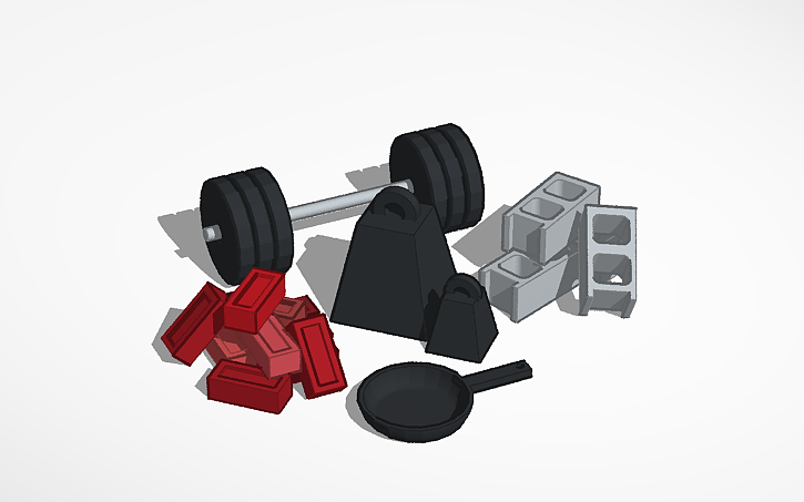 3D design Heavy stuff - Tinkercad