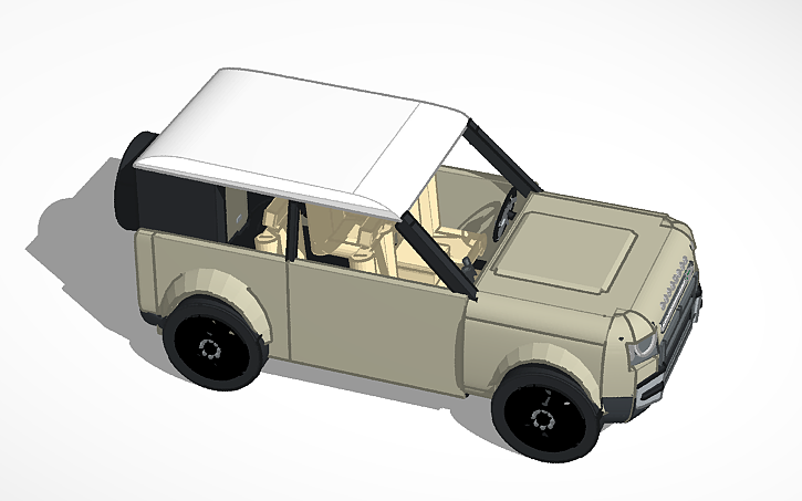 3D design Land rover defender - Tinkercad