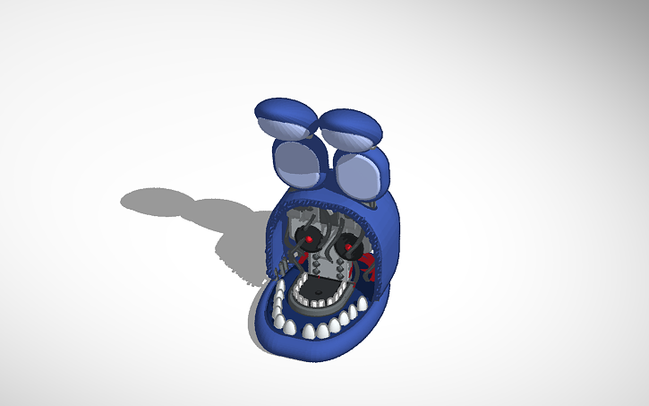 3D design Withered Bonnie Head - Tinkercad