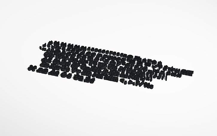 3D design ALL THE SYMBOLS - Tinkercad