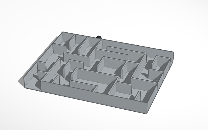 3D design MAZE - Tinkercad