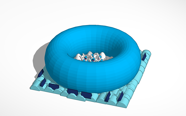 3D design Troll megalodon - Tinkercad