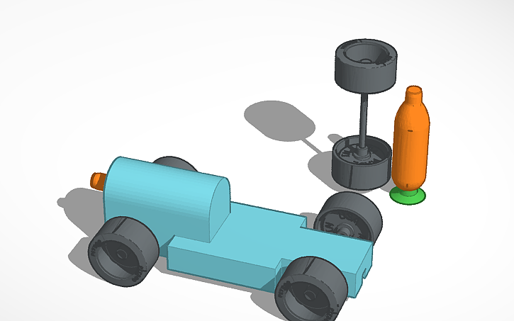 3D design Autodesk F1 in Schools: build components - Tinkercad