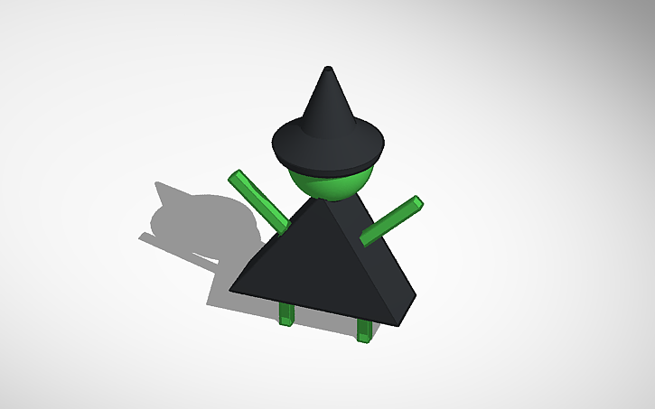 3D design Witch - Tinkercad