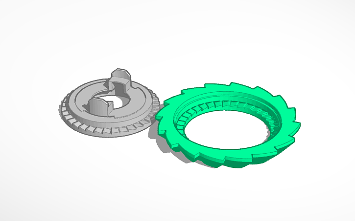 3D design Ratchet’ disk - Tinkercad