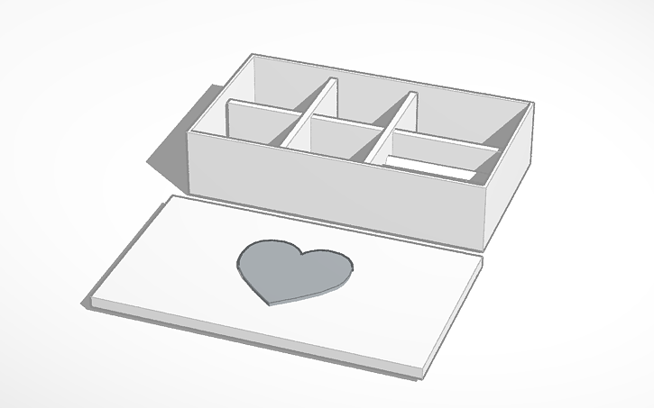 3D design jewelry box - Tinkercad