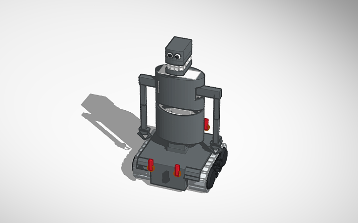 3D design ASMR: automated sentient moveable robot - Tinkercad