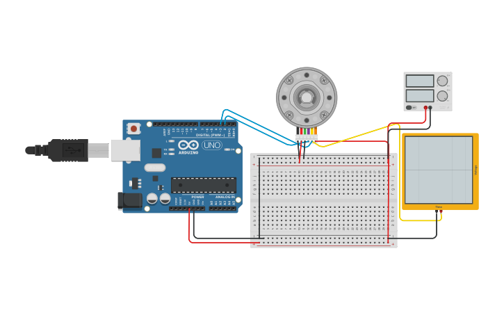 Circuit design encoder - Tinkercad