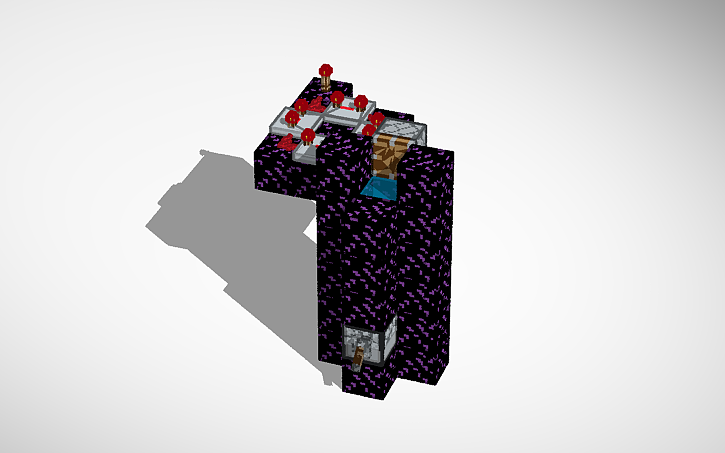 3D design Minecraft possible TNT cannon 2 - Tinkercad