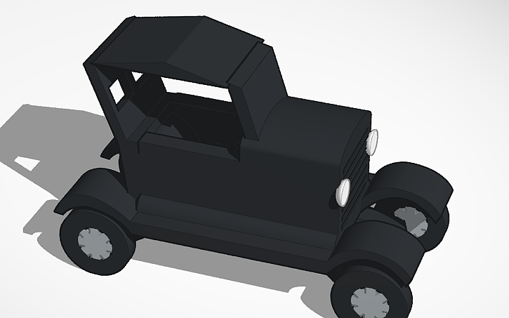 3D design Ford motel t - Tinkercad