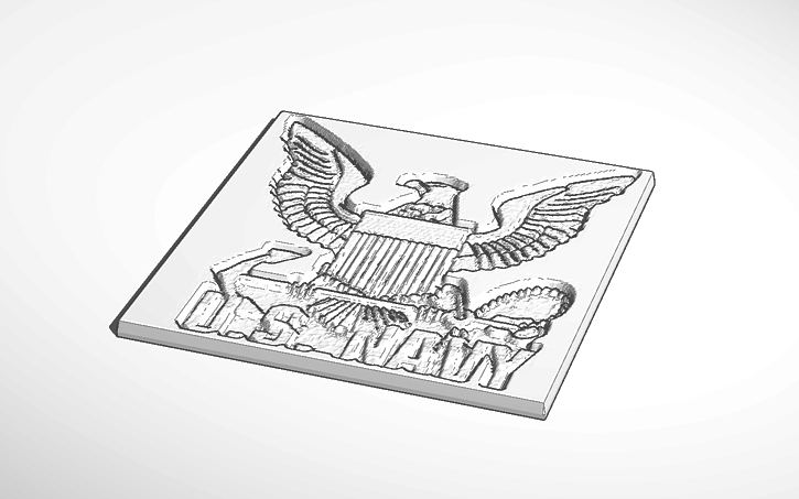 3D design navy logo - Tinkercad