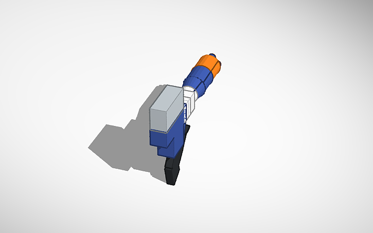 3D design Nerf gun - Tinkercad