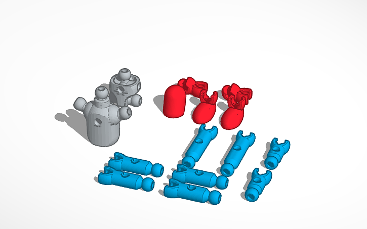 3D design ball joints 2 - Tinkercad