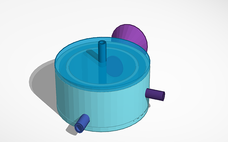 3D design Biogas Digester - Tinkercad