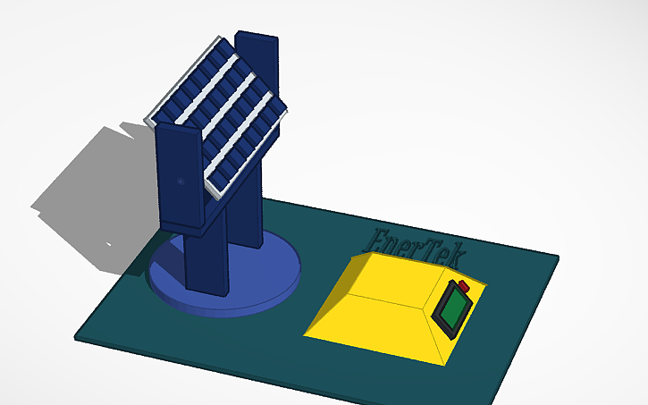 3D design Solar track 360 - Tinkercad