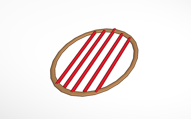 3D design BADMINTION RACKET - Tinkercad