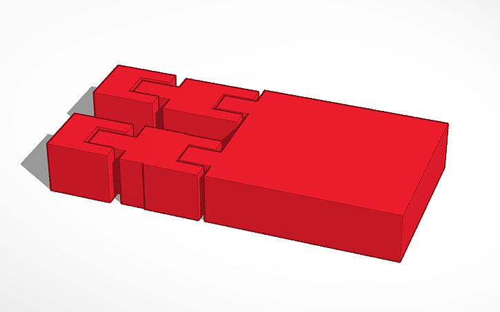 3D design Movable legs - Tinkercad