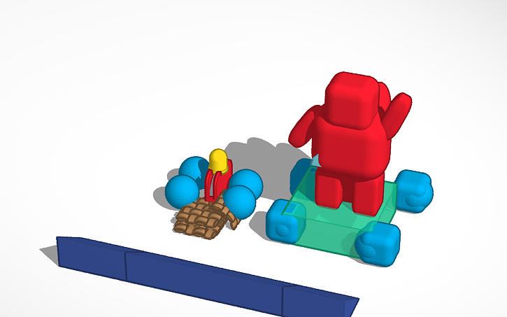 3D design race track - Tinkercad