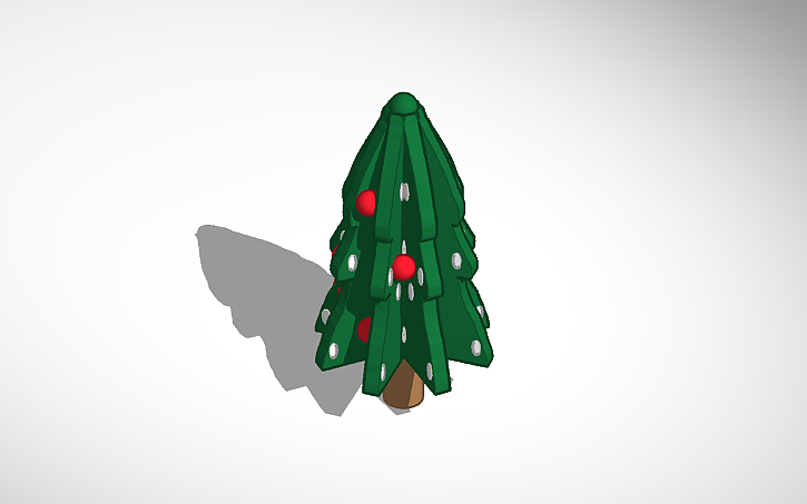 3D design Christmas Tree - Tinkercad