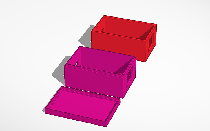 3D design FT-891 Mic PTT Enclosure - Tinkercad