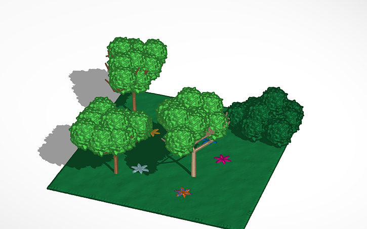 3D design The Forest Of Life - Tinkercad