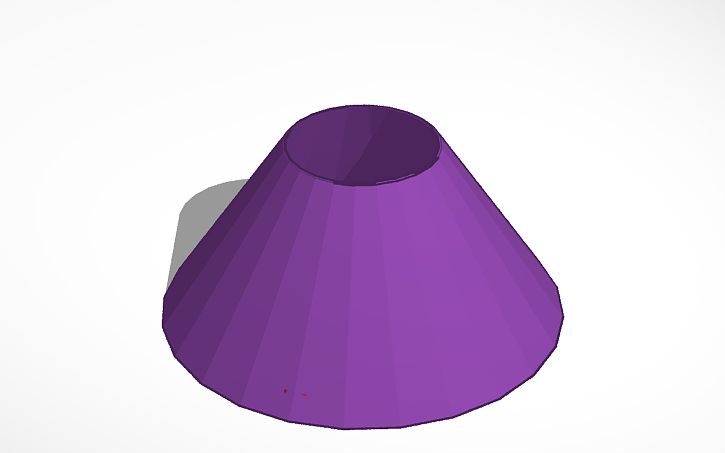 3D design lamp Shade - Tinkercad
