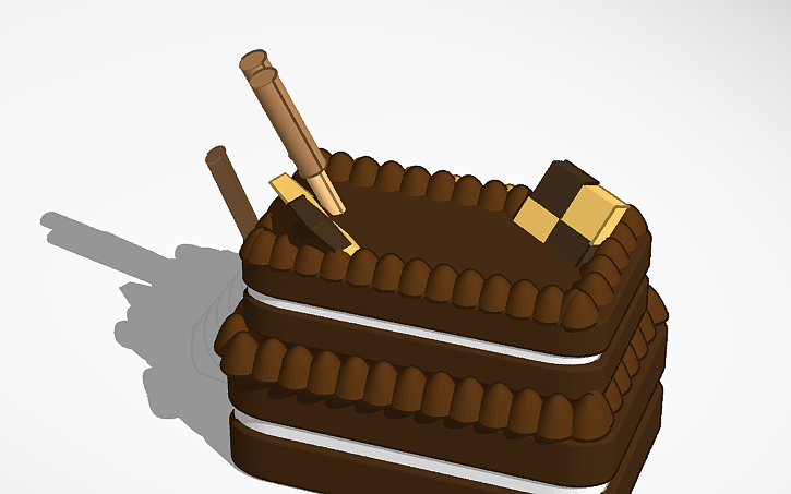 3D design dessert ;) - Tinkercad