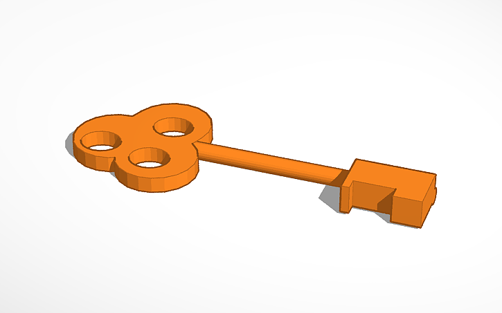 3D design Key - Tinkercad