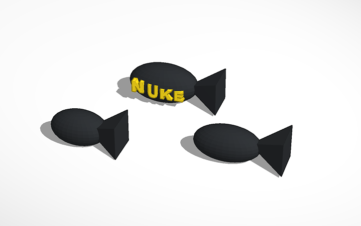 3D design NUKE - Tinkercad