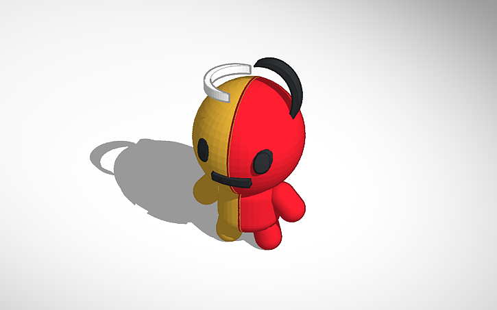 3D design Evil-Good Character - Tinkercad