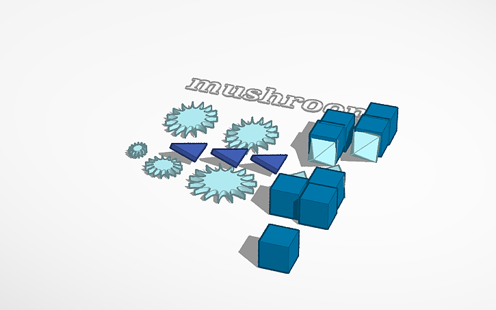 3D design supersonic geometry dash tinker - Tinkercad