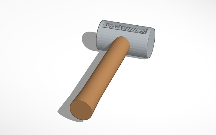 3D design Sledge hammer - Tinkercad