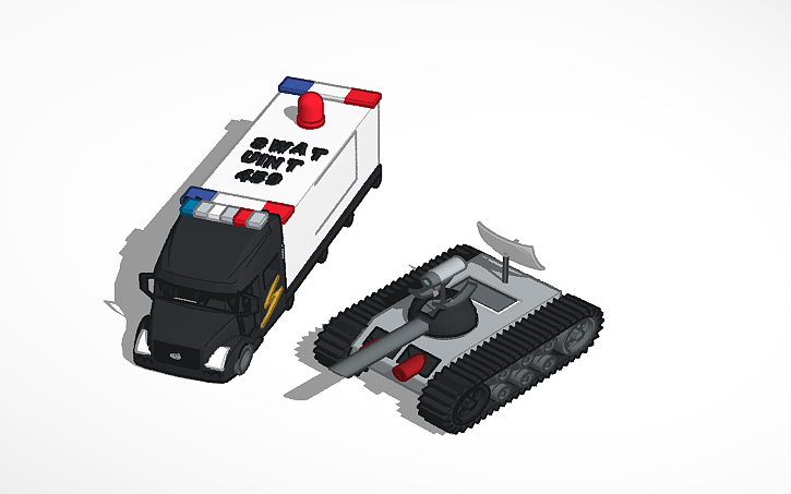 3D design Mahammad Ibrahimova_8C_Tank and swat - Tinkercad