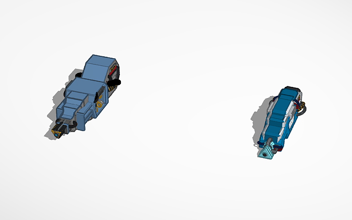 3D design Titan Cameraman's Railgun - Tinkercad