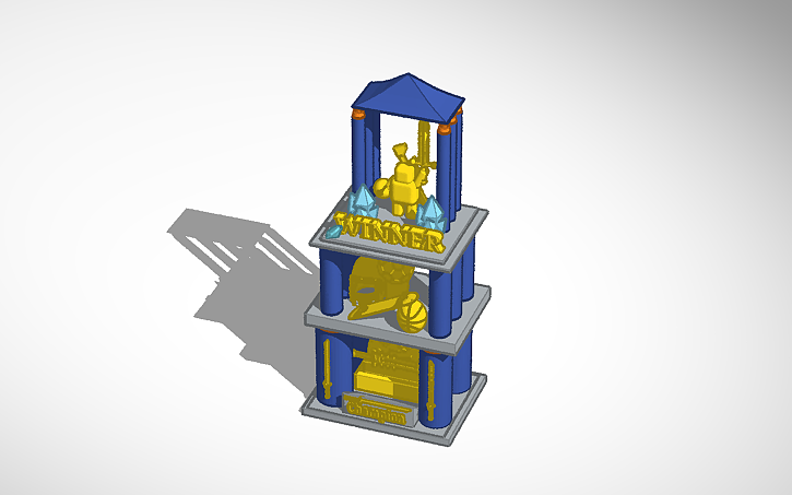 3D design Trophy - Tinkercad