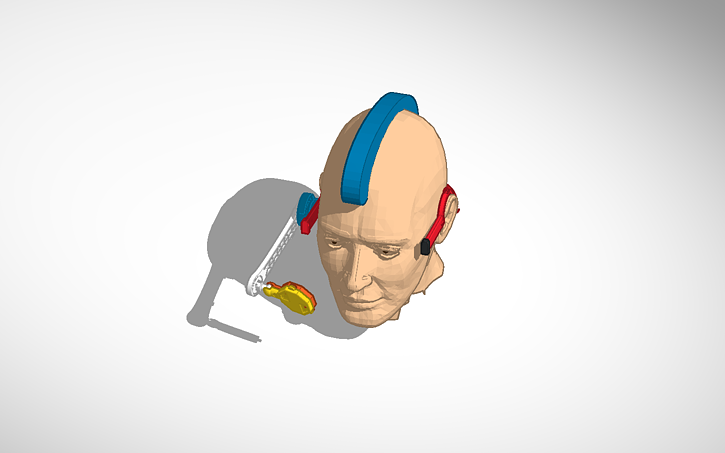 3D design Headset Idea - Tinkercad