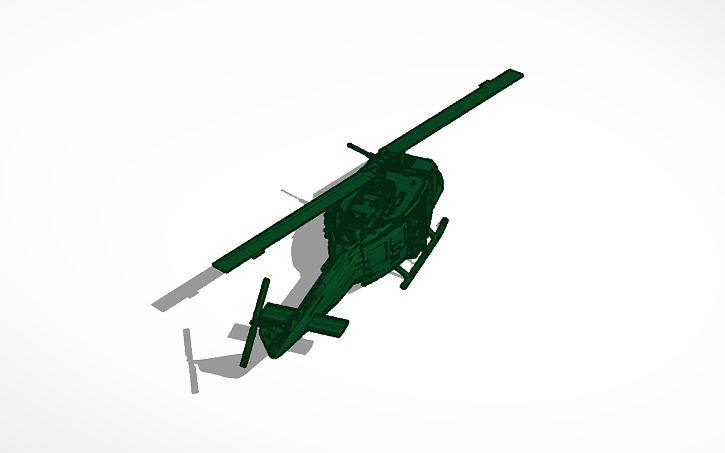 3D design Vietnam Helicopter - Tinkercad