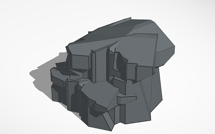 3D design Realistic rock - Tinkercad