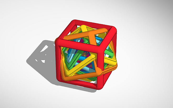 3D design Wierd Box Frame Thing - Tinkercad