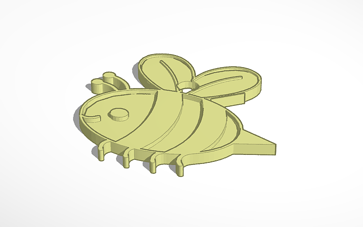 3D design bee - Tinkercad