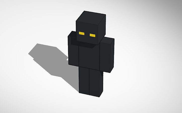 3D design Minecraft skin of MCcompanion - Tinkercad