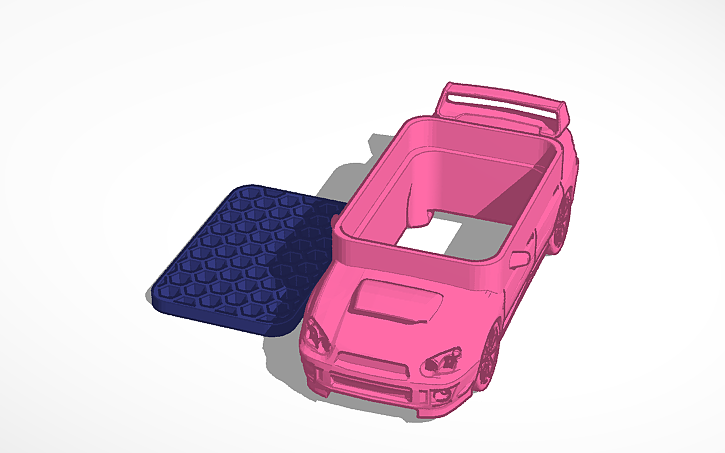 3D design Subaru Soap Dish - Tinkercad