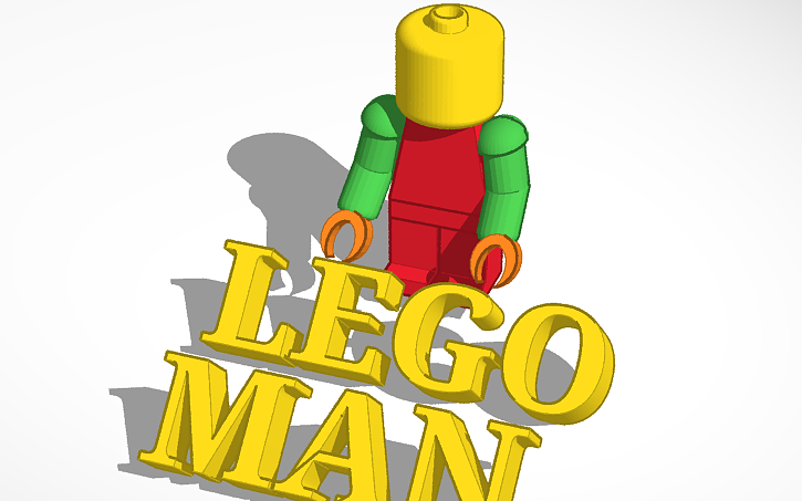 3D design LEGO MAN - Tinkercad